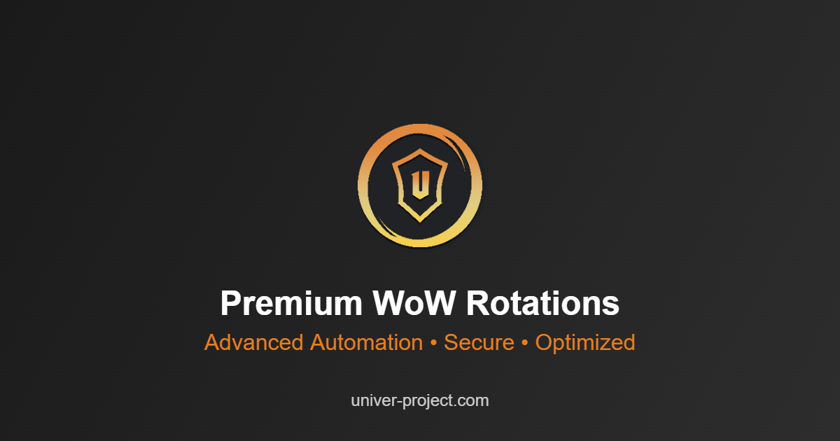 Premium WoW Rotations & Automation